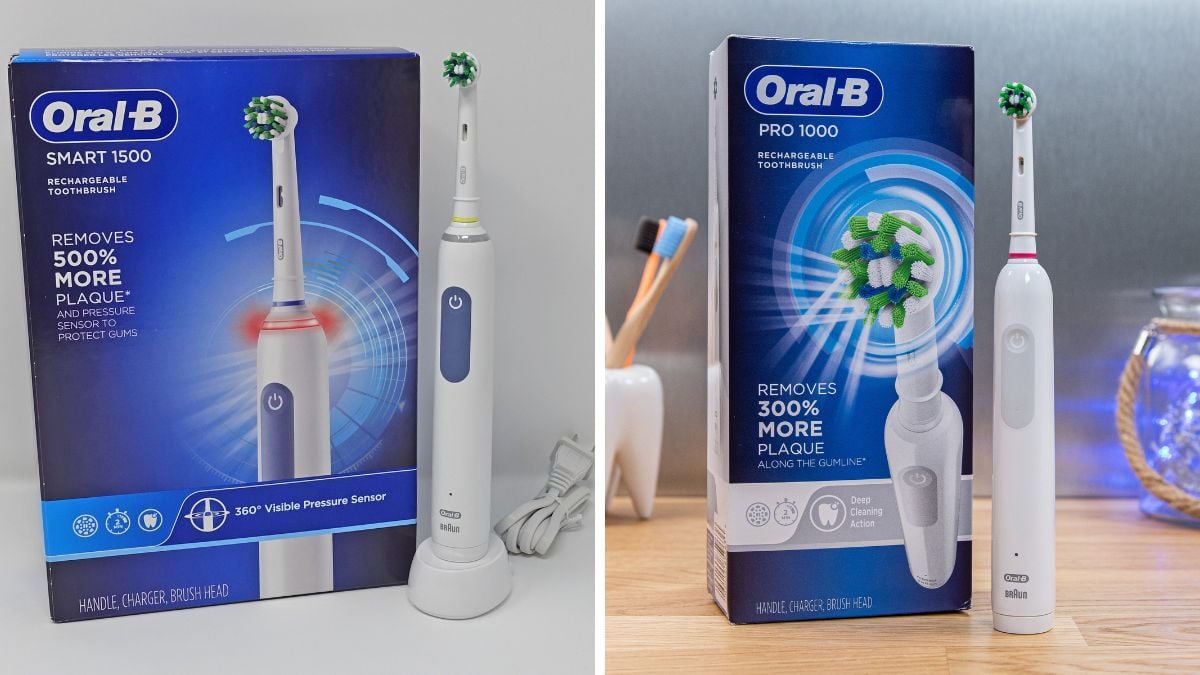 Oral-B Pro 1000 vs Smart 1500 - Electric Teeth